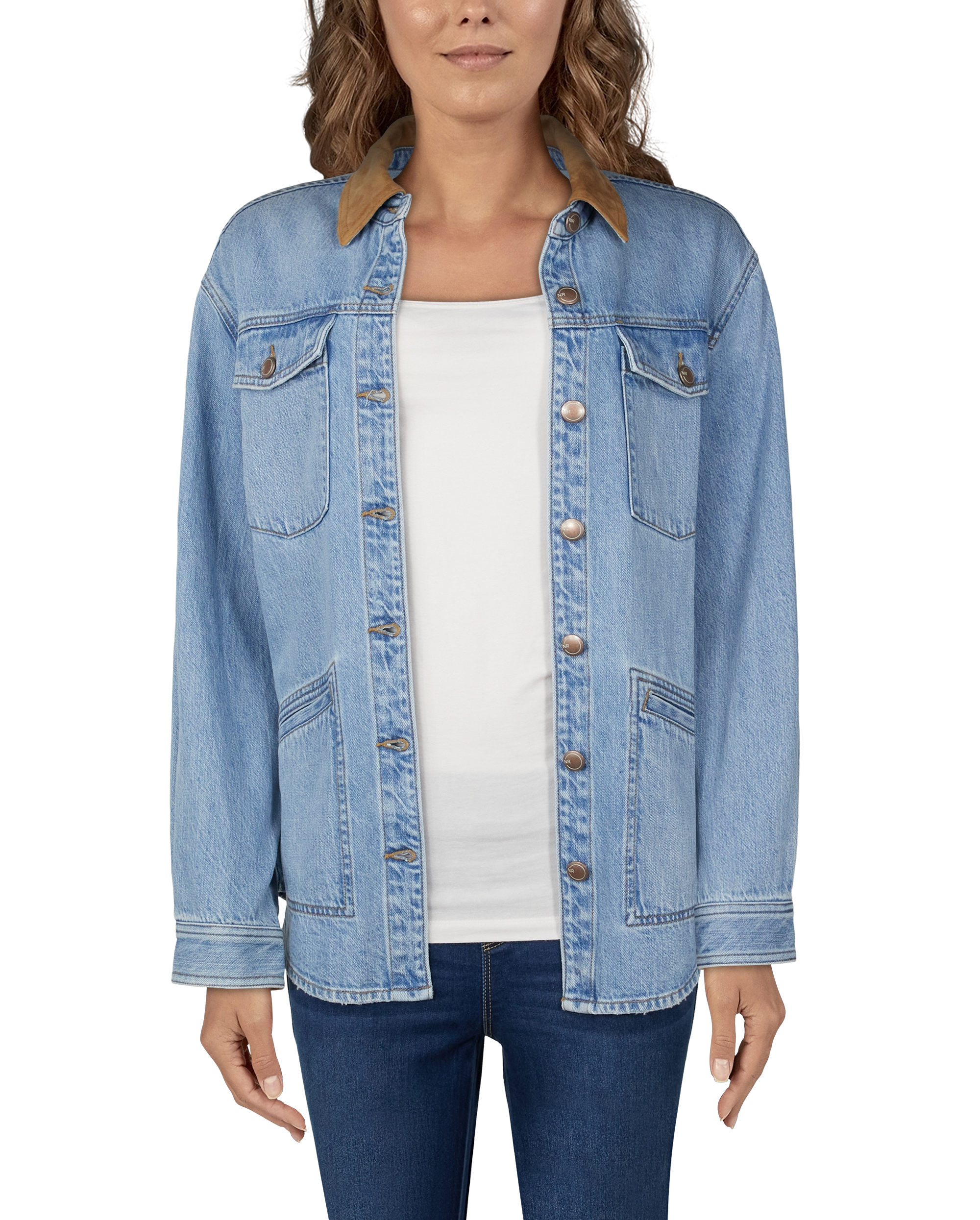 Natural Reflections Denim Barn Shacket for Ladies | Cabela's